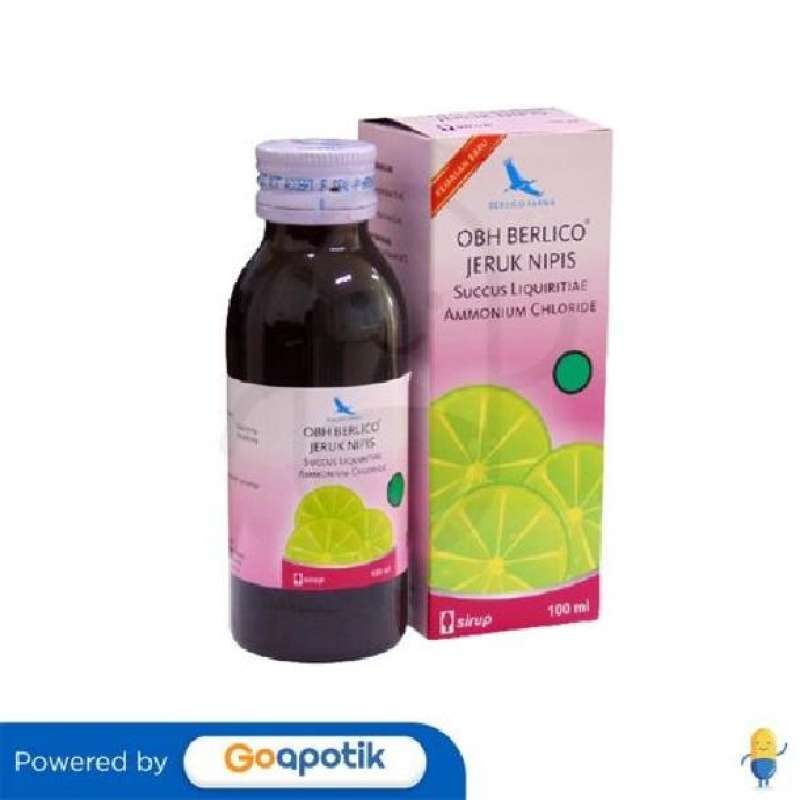 Jual Obh Berlico Jeruk Nipis Syrup 100 Ml Di Seller Apotek Sadar Fizan ...