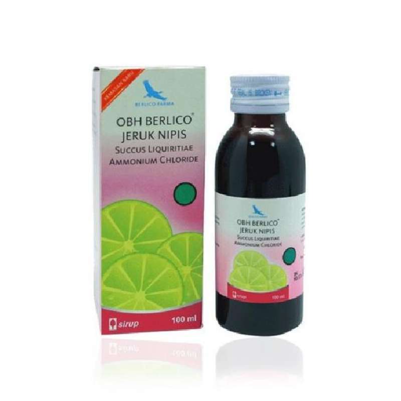 Jual Obh Berlico Jeruk Nipis Syrup 100 Ml Di Seller Apotek Sadar Fizan ...