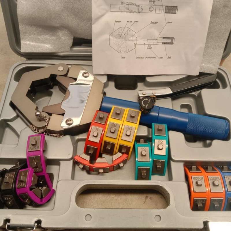 Jual tang crimping hose AC, AC crimping set di Seller Mutiara tech indo ...