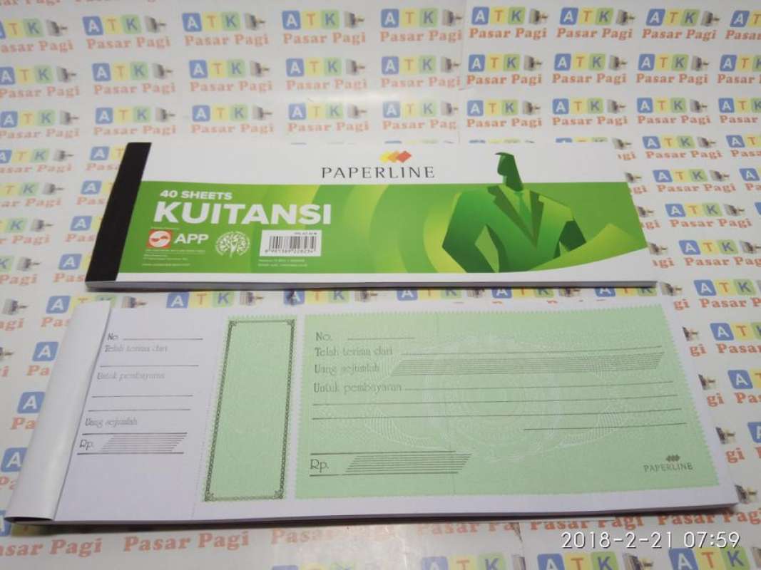 Jual Buku Kwitansi Kecil Paperline 40 Lembar Di Seller Atkpasarpagi ...