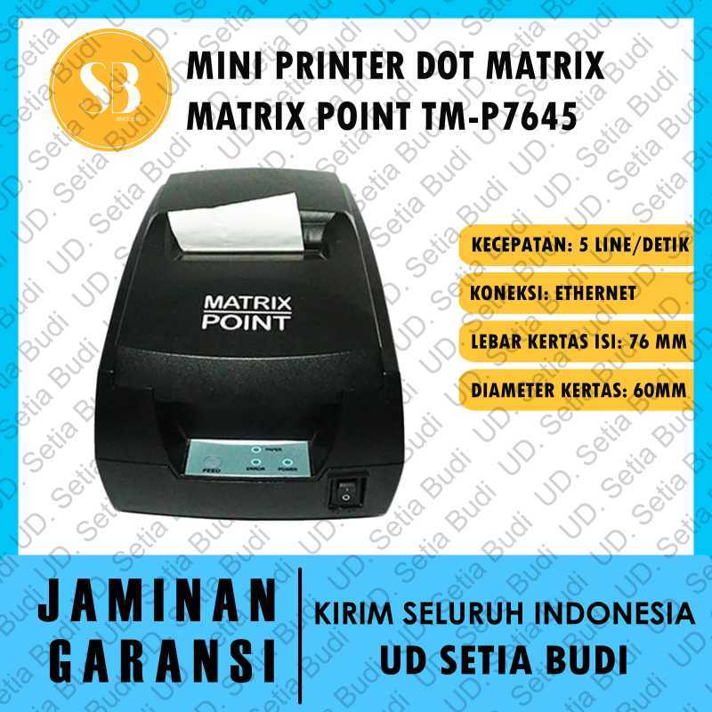 Jual Mini Printer Matrix Point TM-P7645 di Seller TOKO SETIABUDI - Alon ...