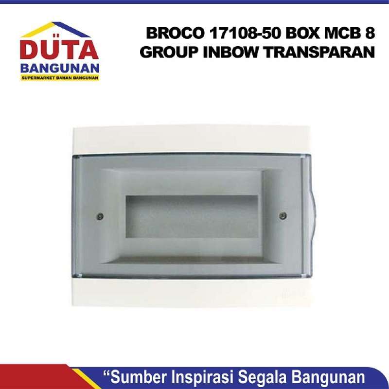 Promo Broco Box MCB 8 Group Inbow - Transparent 17108 Diskon 14% di ...