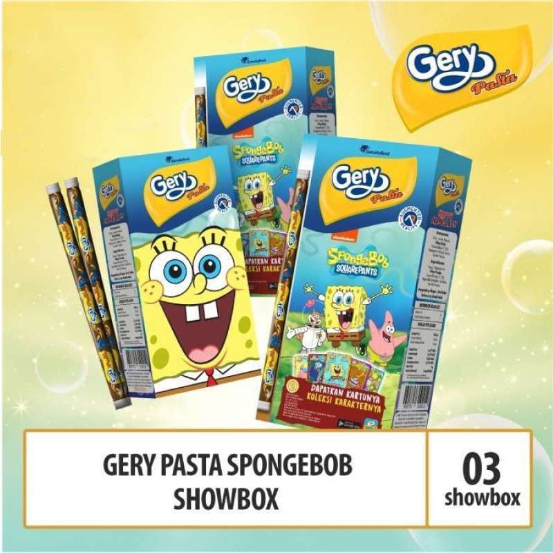 Jual WHS - Gery Pasta Spongebob [140 g x 3 Pcs] di Seller WHS Store ...