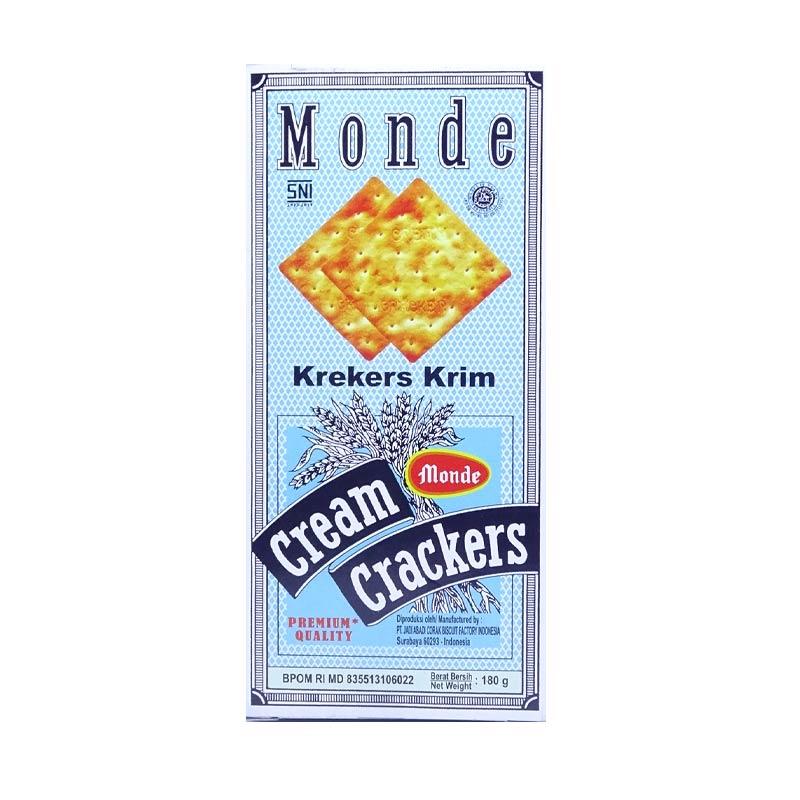 Jual MONDE Cream Cracker [180 g] di Seller Hokky Fruit Official Store ...