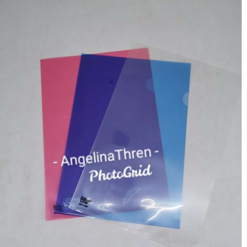 Jual Map Dokumen Folder clear A4 Mika transparan - Biru di Seller ...