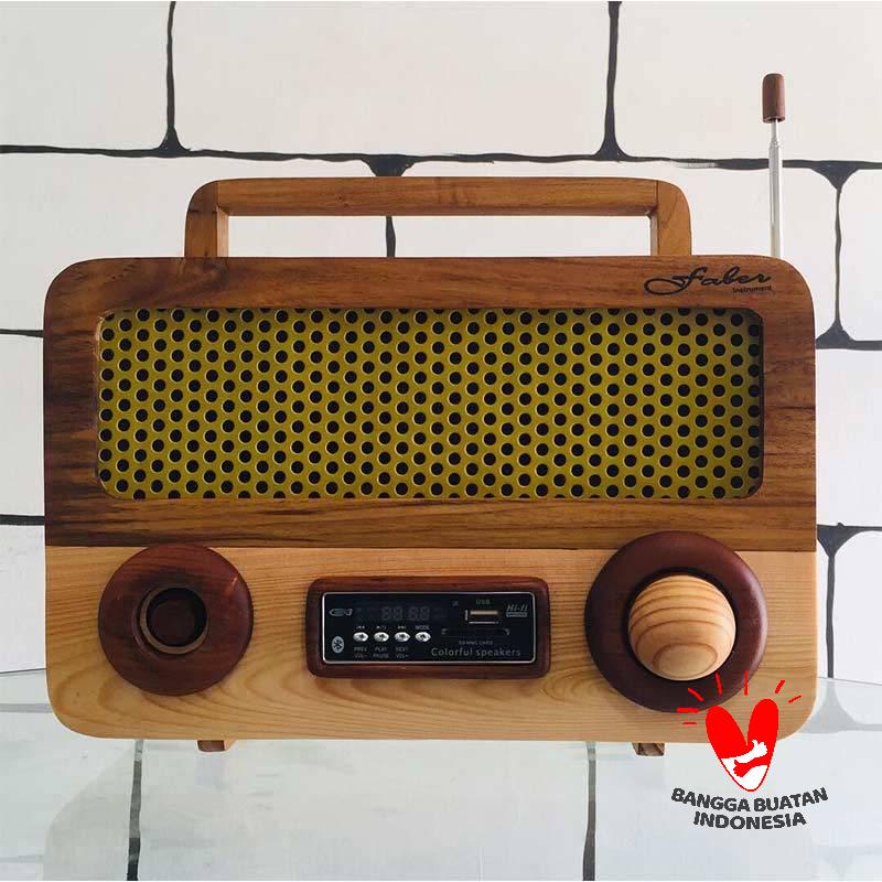 Jual Faber Instrument Vintage Return Model Wijaya Kusuma Radio Kayu di ...