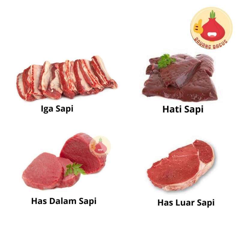 Jual Daging Sapi Segar / Has Dalam / Has Luar / Hati / Kikil / Iga ...