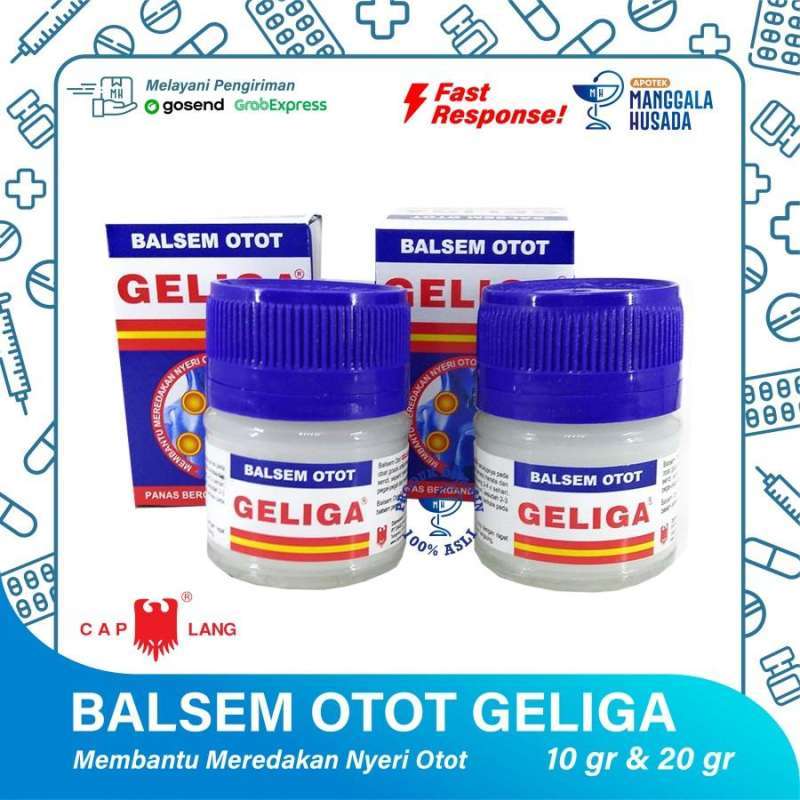 Jual Balsem Otot Geliga 10 Gr / 20 Gr - 10 Gram Di Seller Apotek ...