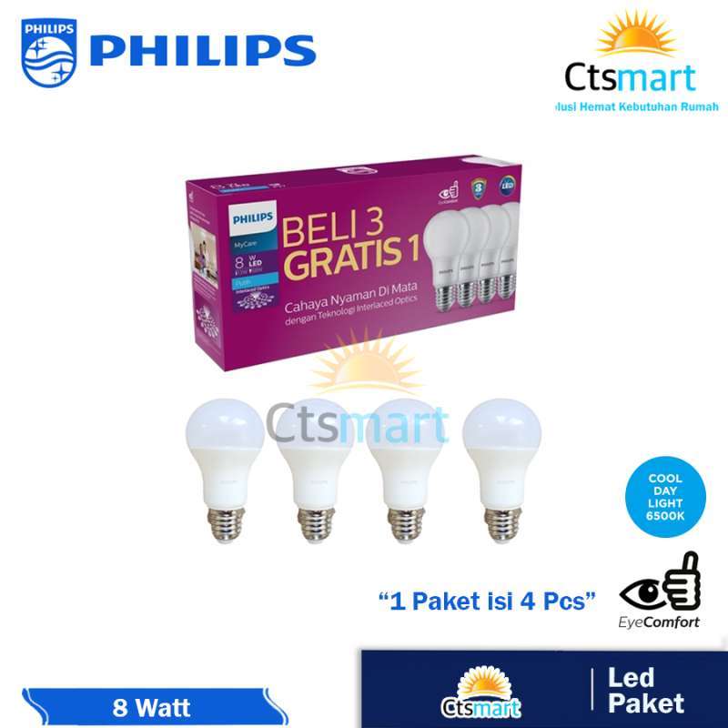 Promo Lampu Led Bulb Philips W Paket Free Diskon Di Seller Ctsmart Cengkareng Timur