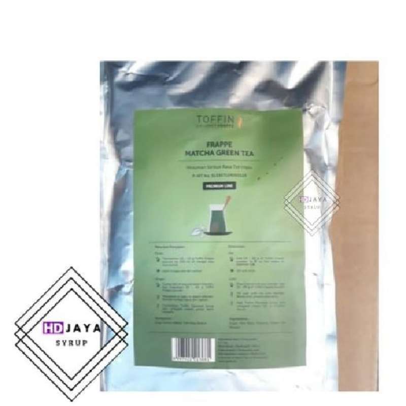 Jual Toffin Matcha Green Tea Powder 1kg/Bubuk Minuman Rasa di Seller ...