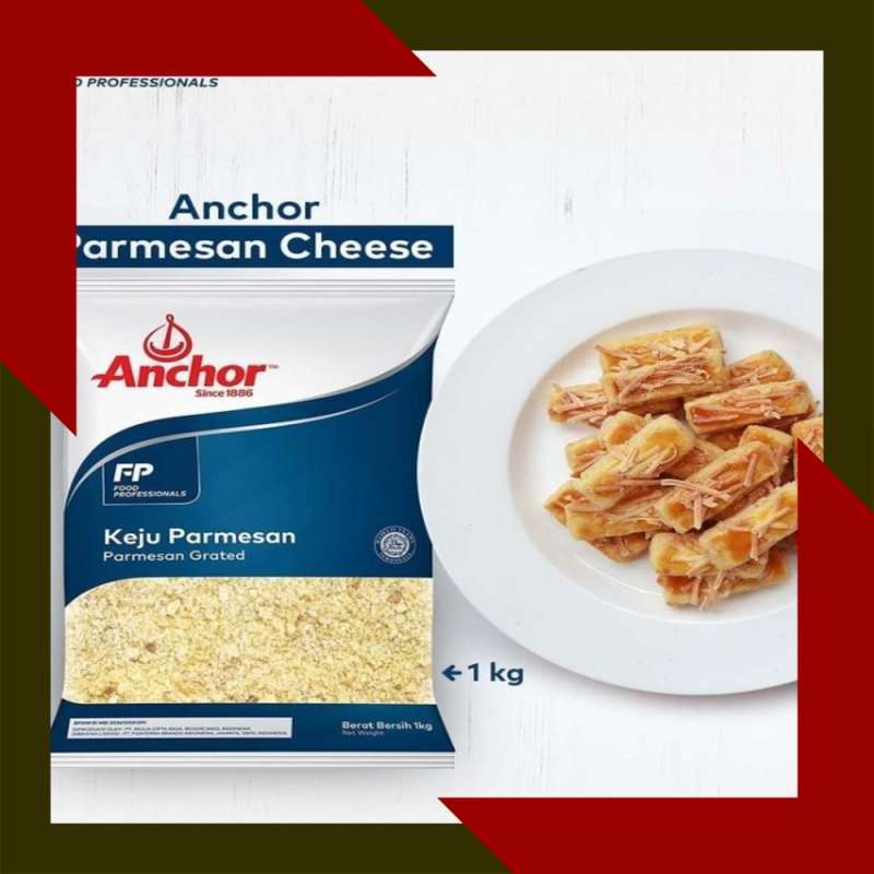 Promo Keju / Cheese Grated Parmesan Anchor 1 Kg Diskon 6% Di Seller ...