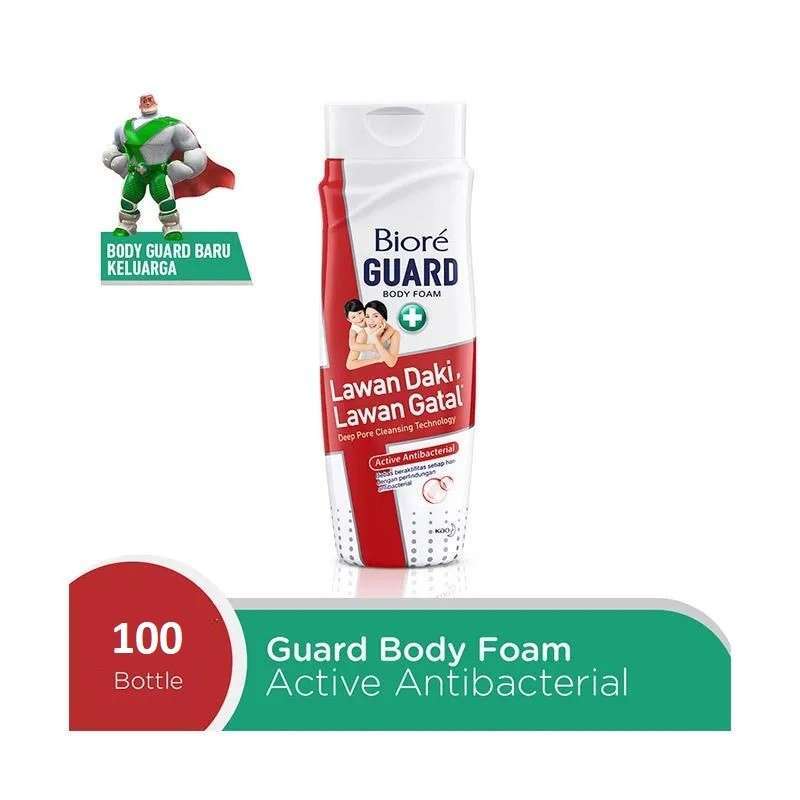 Jual Biore Guard Active Antibacterial Body Foam Bottle 100 ML di Seller ...
