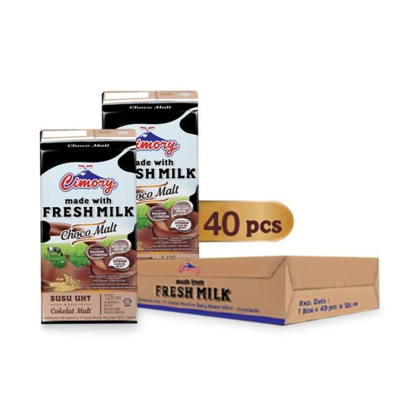 Jual WHS - Cimory Susu UHT Choco Malt 125 ml (40 pcs / karton) di ...