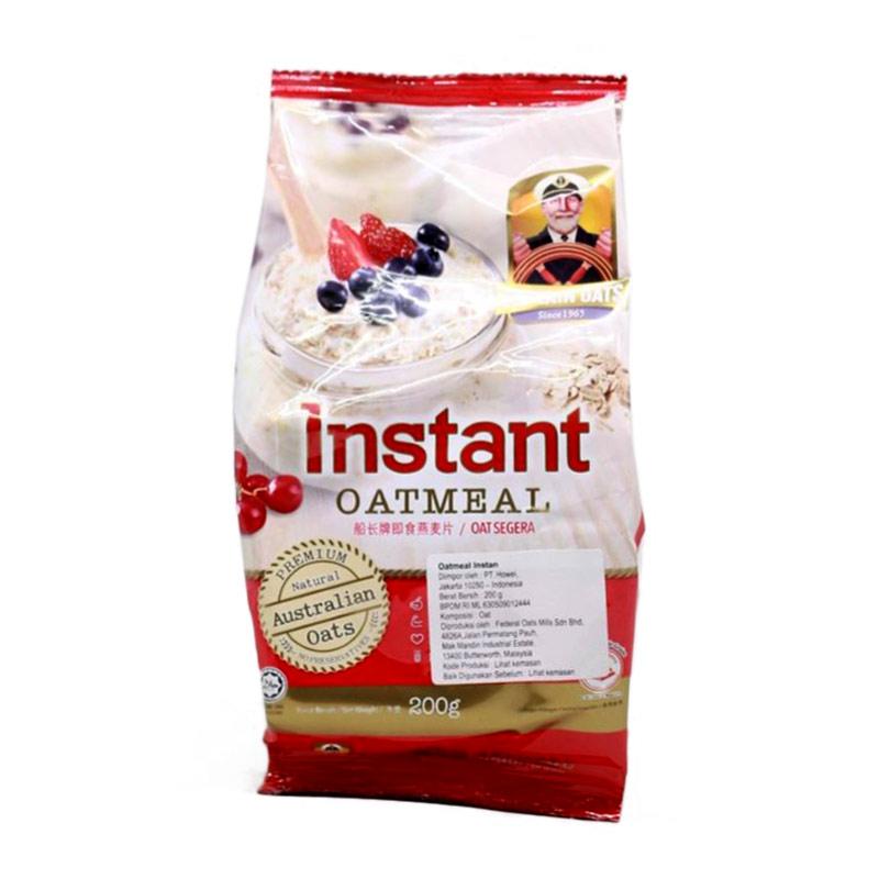 Jual Captain Oats Instant Oatmeal [200 g] di Seller Papaya Fresh ...