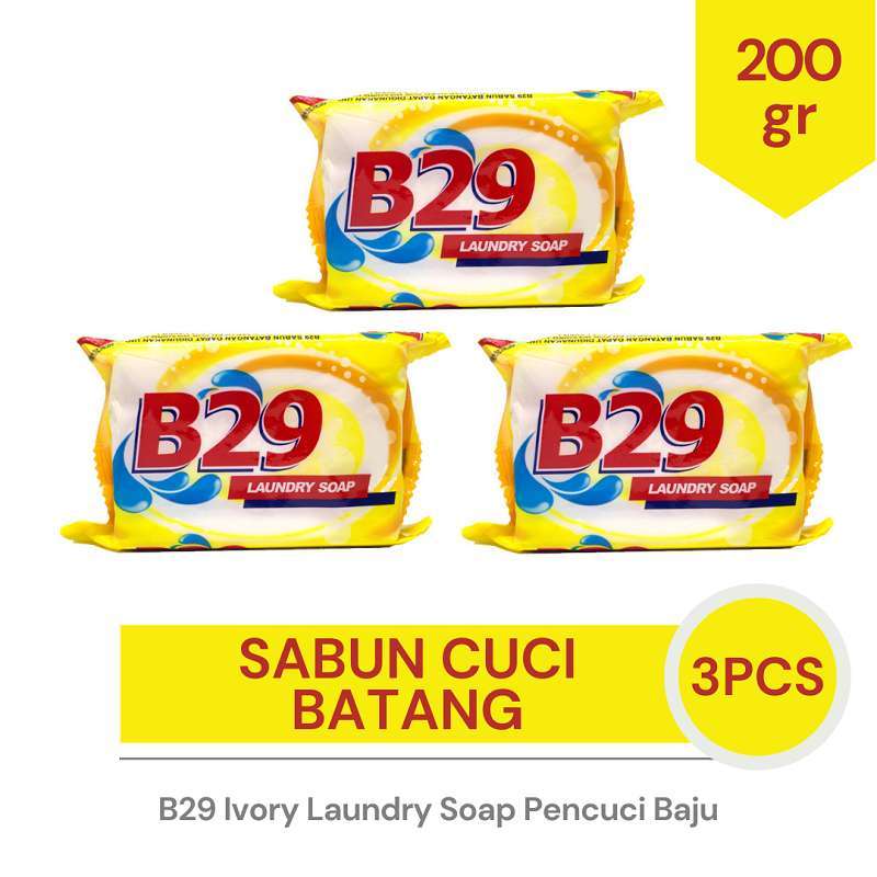 Jual B29 Ivory Sabun Cuci Batangan [200gr / 3 Pcs] Di Seller Sinar ...