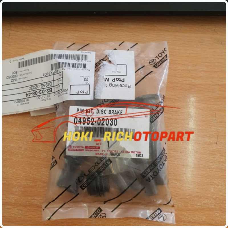 Jual Pin Kit Kaliper Boot Disk Brake Depan Innova Hilux 04952-02030 ...