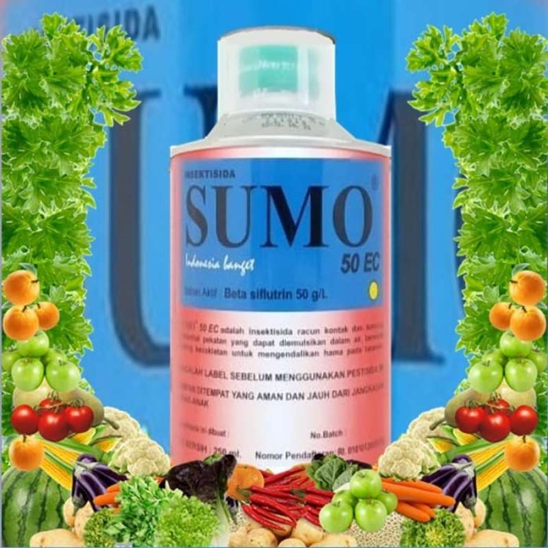Jual Obat Hama Ulat grayak dan Lalat Buah Insektisida SUMO 50EC 80ml di ...
