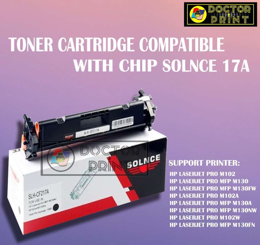 Jual Cartridge Compatible Solnce Hp 17a Cf217a + Chip Di Seller Karya ...