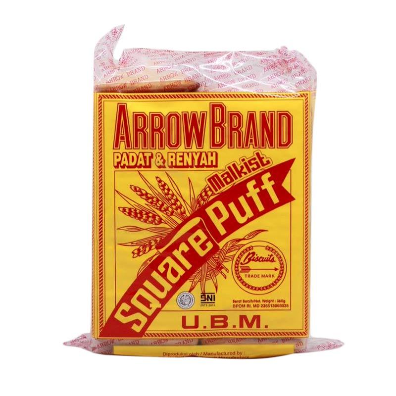 Jual Ubm Arrow Brand Square Puff Biskuit [360g/ 1 Pc] Di Seller Papaya ...