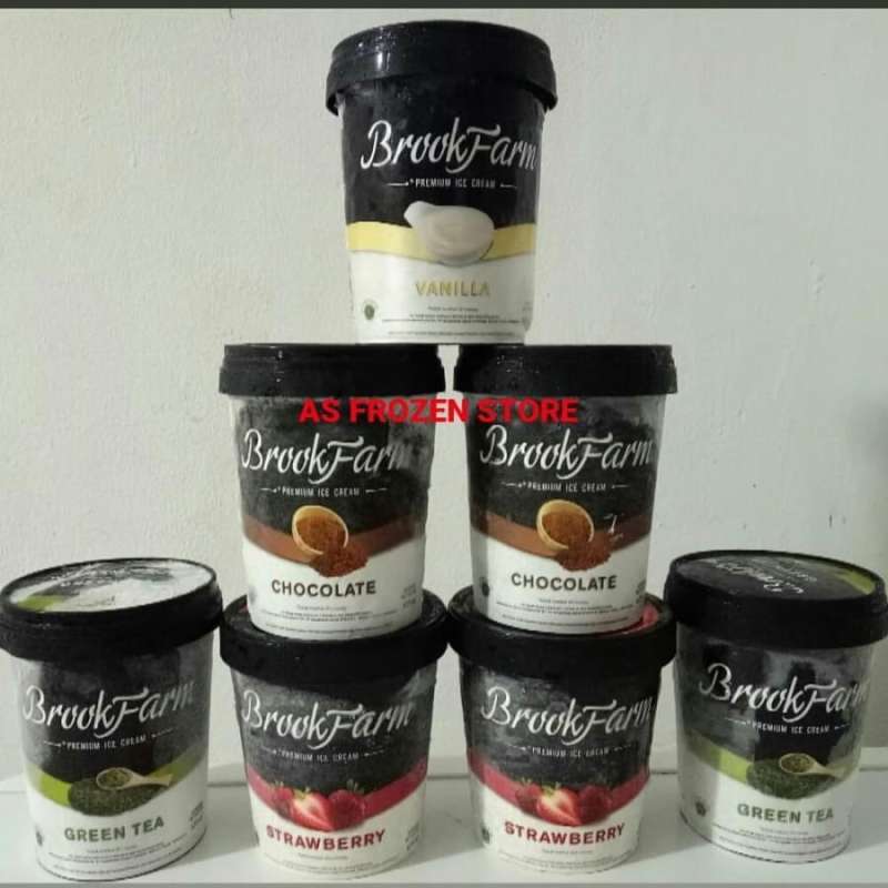 Jual Brook Farm Premium Ice Cream 473ml / Es Krim Premium Brook Farm ...