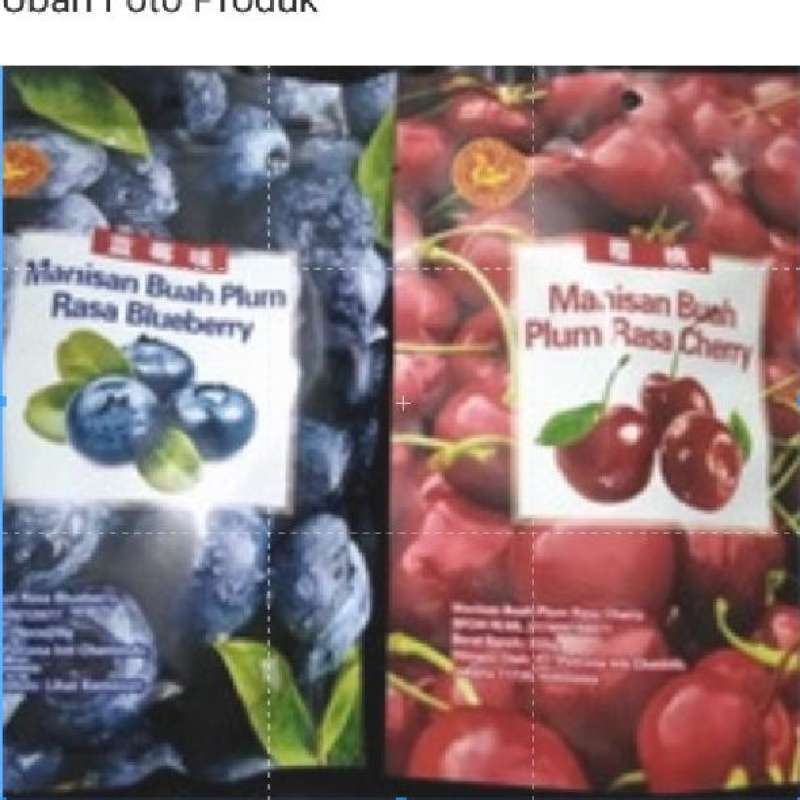 Jual MANISAN BUAH PLUM RASA BLUEBERRY CHERRY CHENG LIAN JI PERMEN IMLEK ...