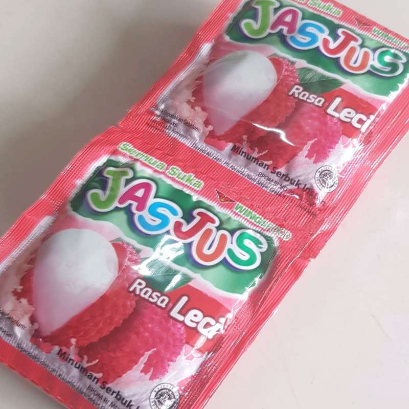 Promo Jasjus [7 Gr X 50 Sachet | 5 Renceng | 1 Pak] Jas Jus Rasa Leci ...