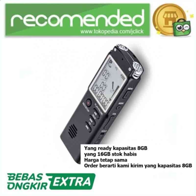 Jual Perekam Suara Digital Voice Recorder 16Gb - T60 - Hitam Kode 253 ...