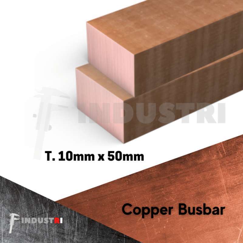Jual Busbar Tembaga 10mm x 50mm| Copper Busbar harga per 1 cm di Seller ...