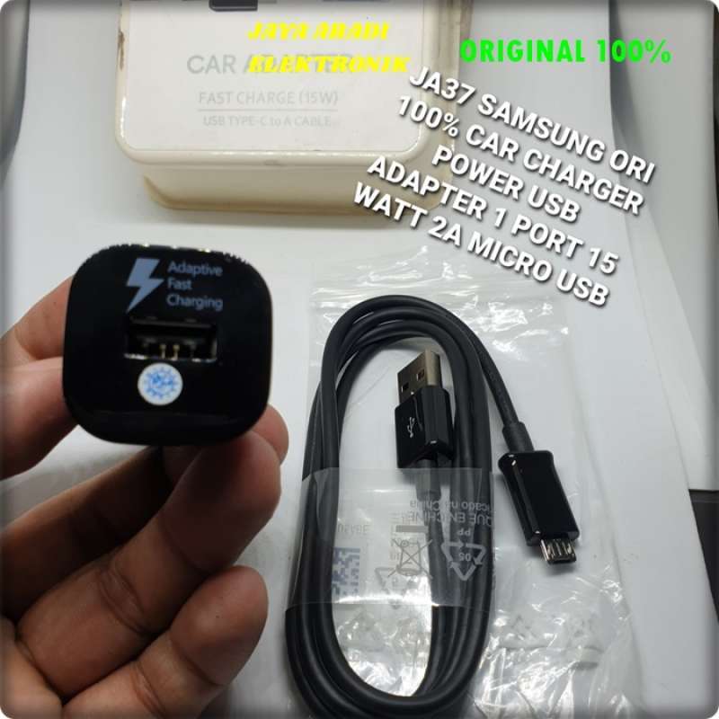Jual Samsung Adaptor Mobil Kabel Usb Micro Tebal Dan Kuat Charger Fast ...
