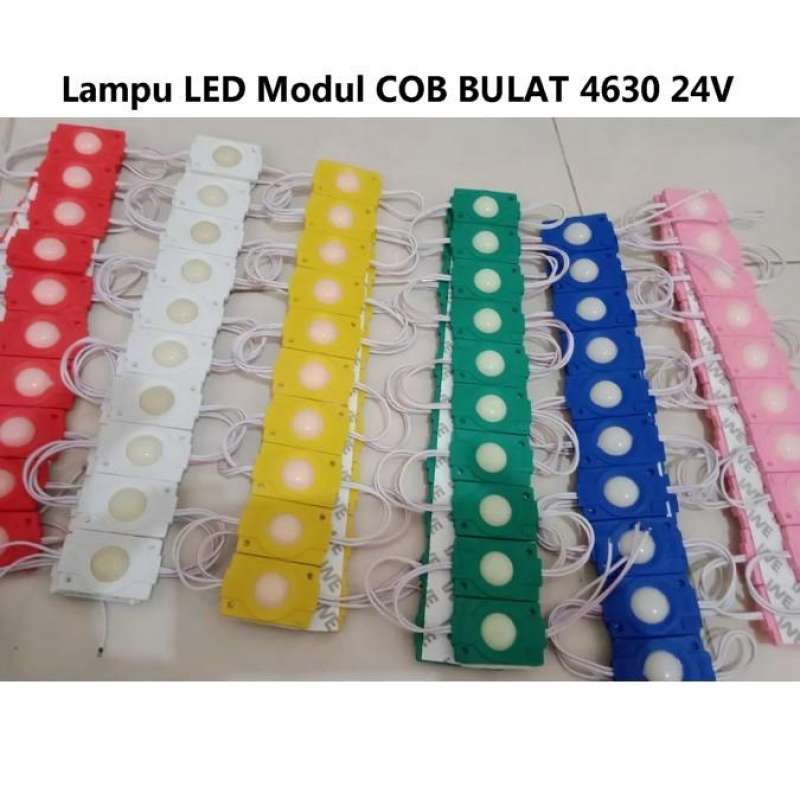 Jual Lampu LED Modul COB BULAT 4630 24V 1 Mata 1Led Module 24 Volt ...