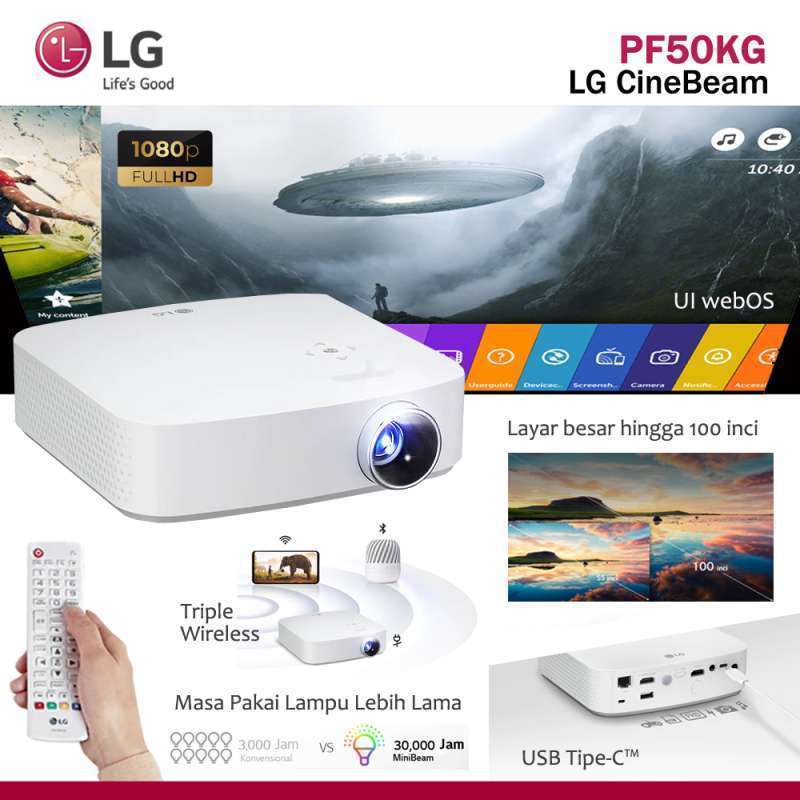 Promo LG PF50KG PROJECTOR Diskon 24% di Seller Aplus - Mangga Dua Selatan, Kota Jakarta Pusat ...