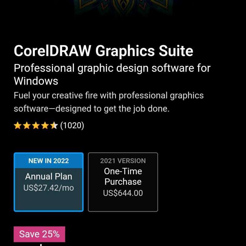 Promo Coreldraw Graphics Suite 2022 - Annual Subcription License 1 Year ...