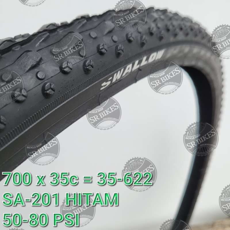 Jual BAN LUAR 700 X 35C SEPEDA GRAVEL RB FIXIE HYBRID. SWALLOW DELI TIRE di Seller TOKO ...
