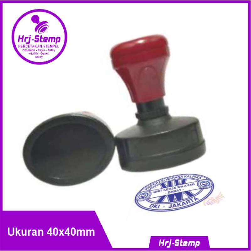 Promo Cetak Stempel Otomatis Flash 1 Warna Bentuk Oval Ukurn Standar ...