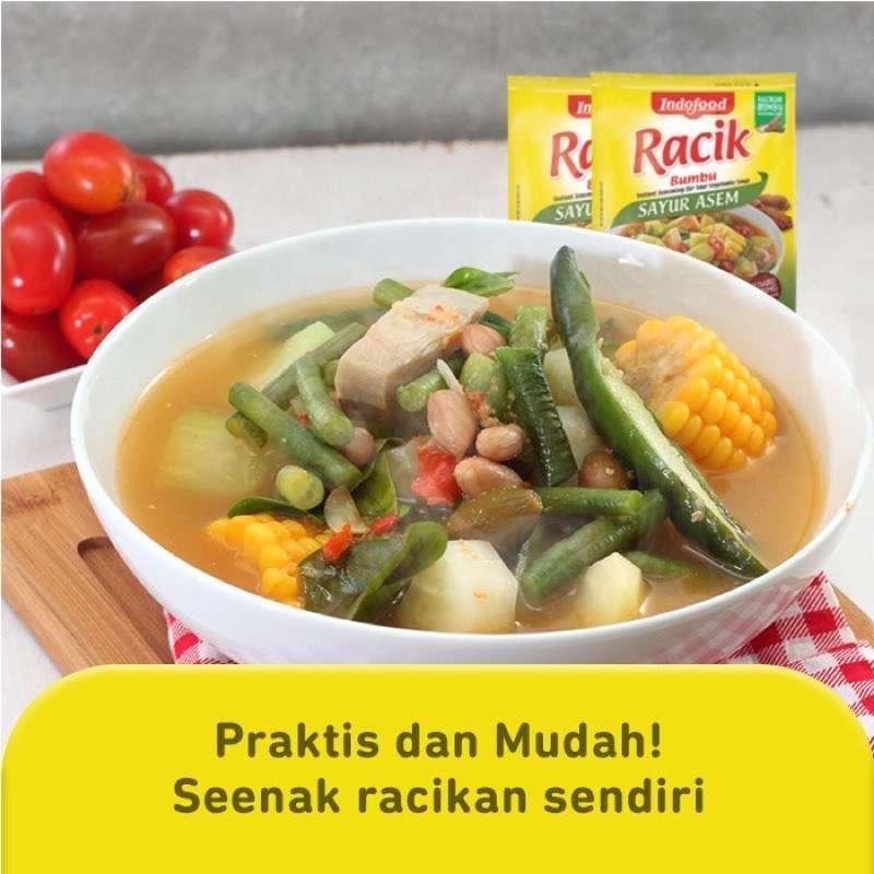 Jual (10 sachet) Bumbu Racik Indofood Sayur Asam 33gr di Seller ...
