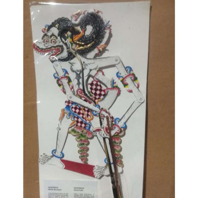 Jual WAYANG KULIT KERA PUTIH HANOMAN CAPERAN SUPER HALUS KUALITAS ...