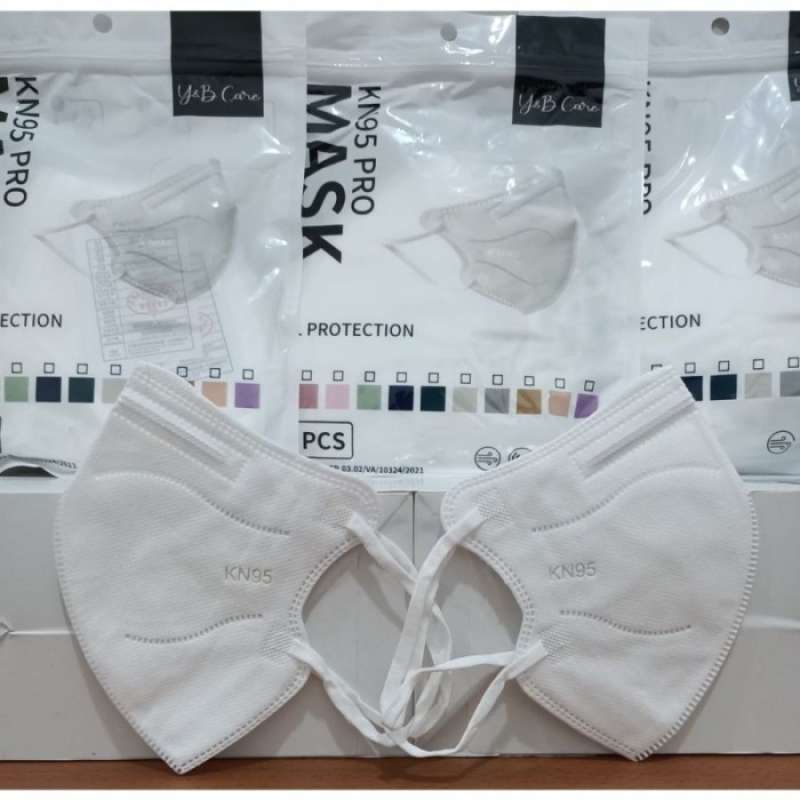 Jual Masker KN95 Pro 5D 5ply 5 Ply Earloop Dewasa Kemenkes isi 10 Pcs ...