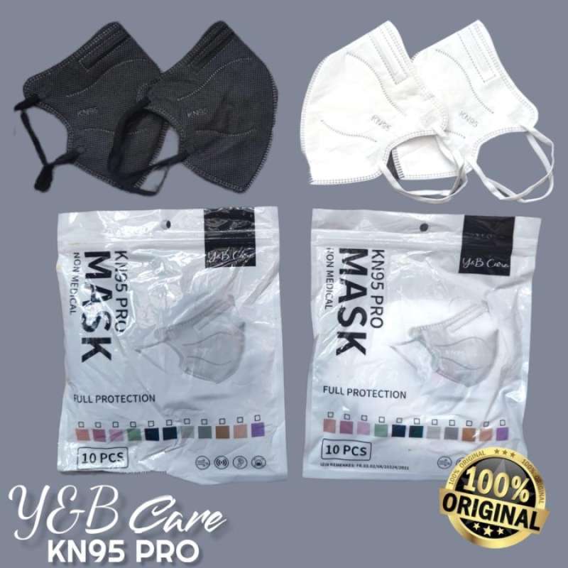 Jual Masker KN95 Pro 5D 5ply 5 Ply Earloop Dewasa Kemenkes isi 10 Pcs ...