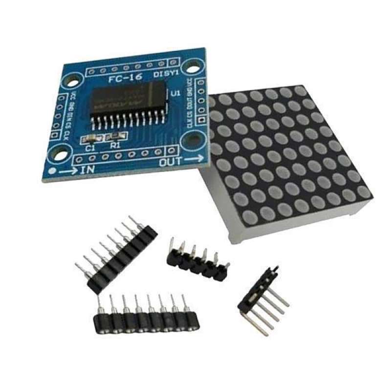 Jual 4x Dot Matrix 8x8 LED Display Module for /51/ STM32 / MCU Drive-4 ...