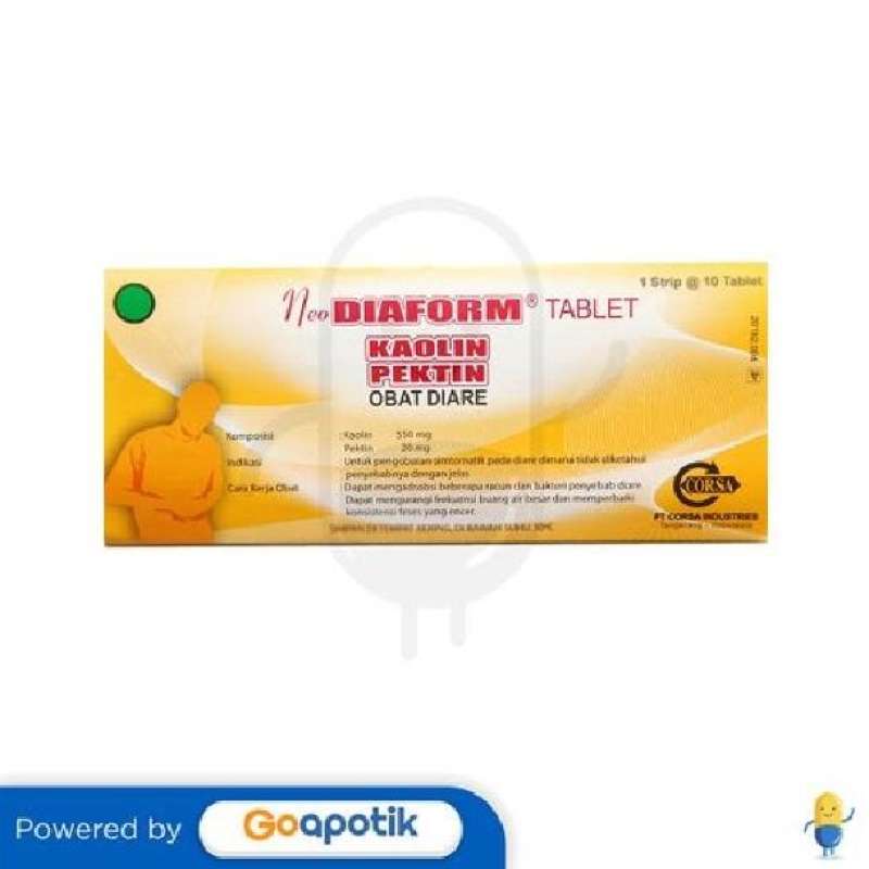 Jual DIAFORM BOX 100 TABLET di Seller Apotek Indobat Mengwitani ...