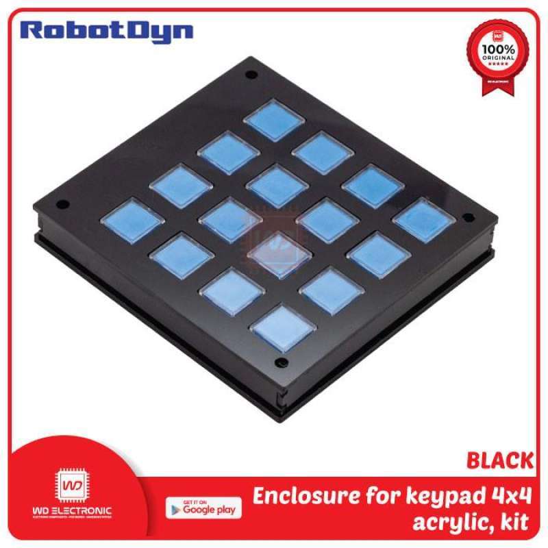 Jual RobotDyn enclosure for keypad 4x4 acrylic kit di Seller EasyWare ...