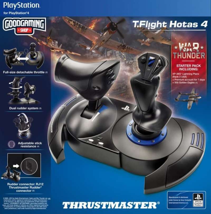 Jual Thrustmaster T.FLIGHT HOTAS 4 di Seller GOOD GAMING SHOP - Mangga ...