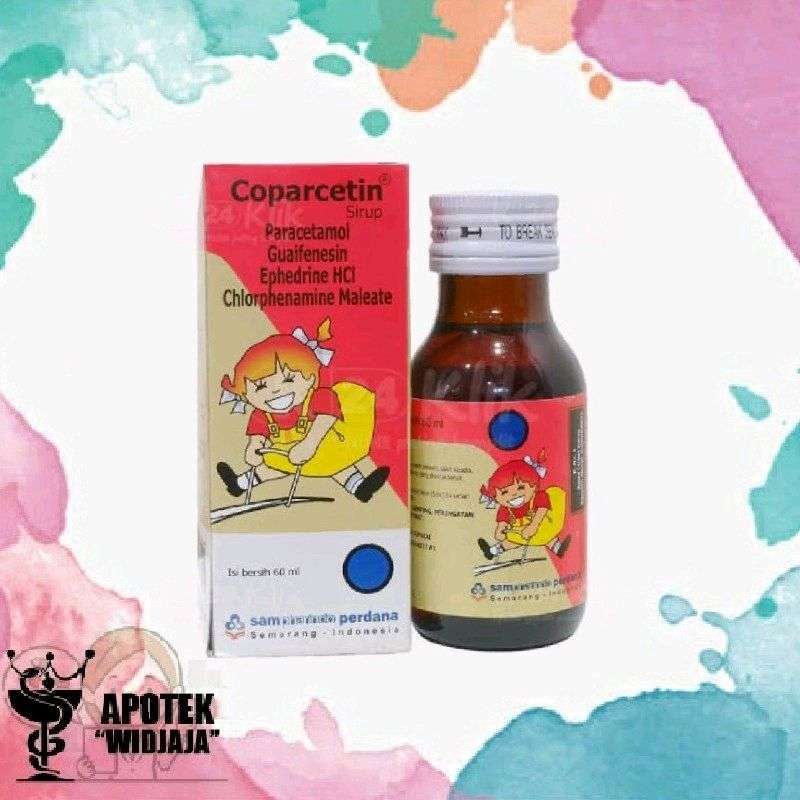 Jual coparcetin syrup sirup syr obat batuk demam pilek flu anak 60 ml ...
