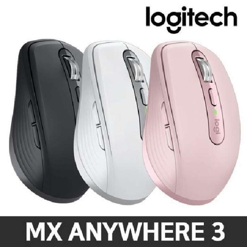 Jual Logitech MX Anywhere 3 Mouse Wireless Mouse Bluetooth PINK di ...