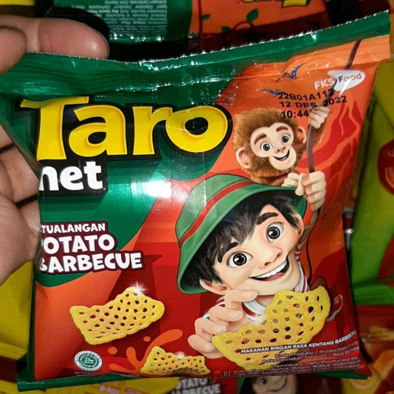 Jual Taro Net Snack Potato Bbq Murah di Seller Tk. Achiera - Gembor ...