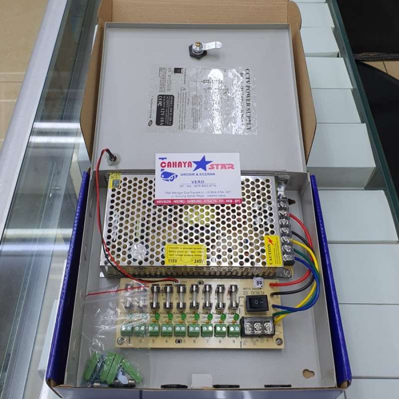 Jual Power Supply Cctv 10a 12volt Panel Box Besi Di Seller Aksara_store ...