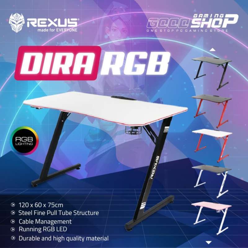 Jual Rexus Dira RGB - Gaming Desk di Seller GOOD GAMING SHOP - Mangga ...