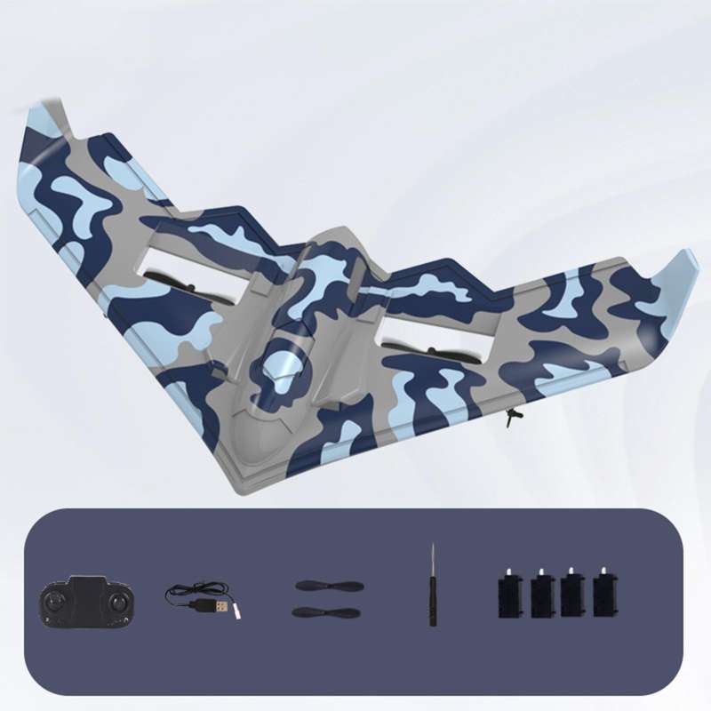 Promo EPP Foam Delta Wing Aircraft Glider 2.4G 2 Channel for Kids Ready ...