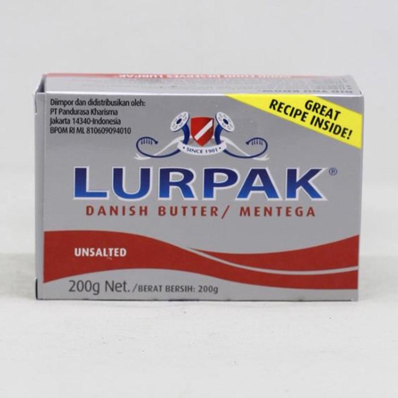 Jual LURPAK DANISH BUTTER UNSALTED 200 G di Seller Lan Market - Kota ...