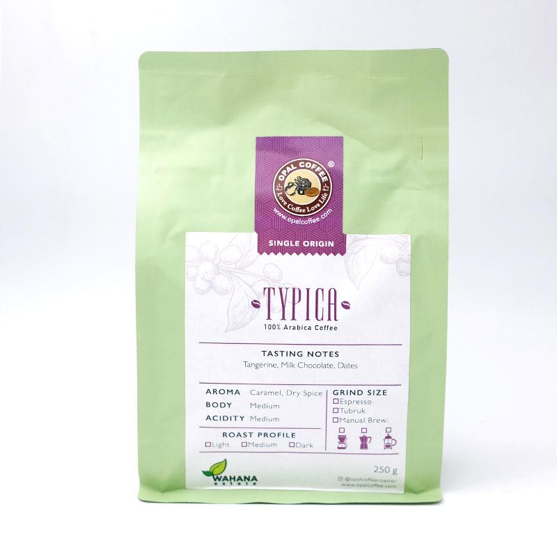 Jual Opal Coffee Typica Arabica Roasted Beans Biji Kopi [250 g] di ...